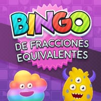 BINGO de fracciones equivalentes • ABCya