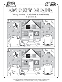 Spot the Difference Activity Pages for Kids • ABCya!