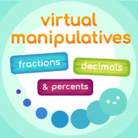 Virtual Manipulatives - Fraction, Percent & Decimal Tiles • ABCya!